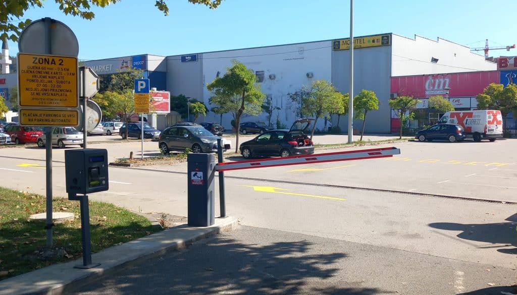 Obavijest o izmjeni naplate dijela parkinga na parking prostoru ispred TC Belamionix. – Putevi i ...